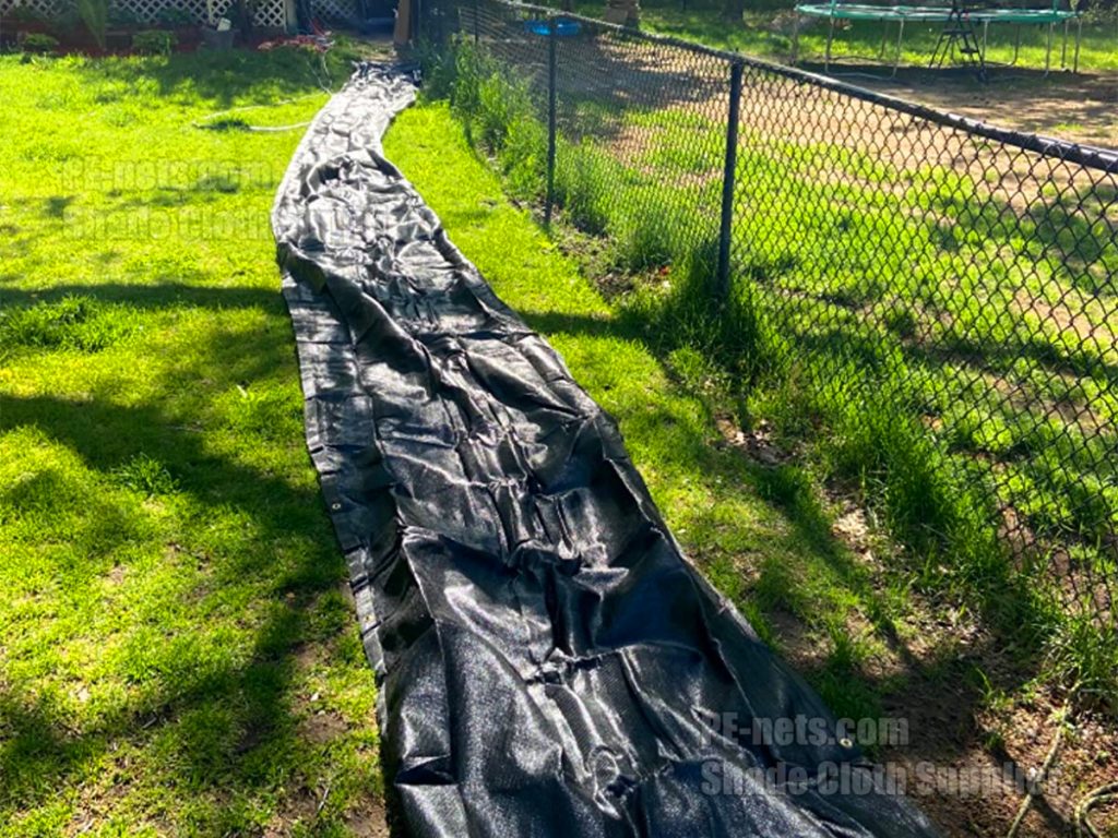 How to install a privacy screen on the fence? | Direct factory